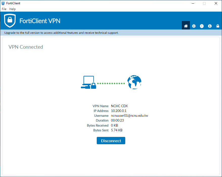 Install FortiClient VPN for Windows